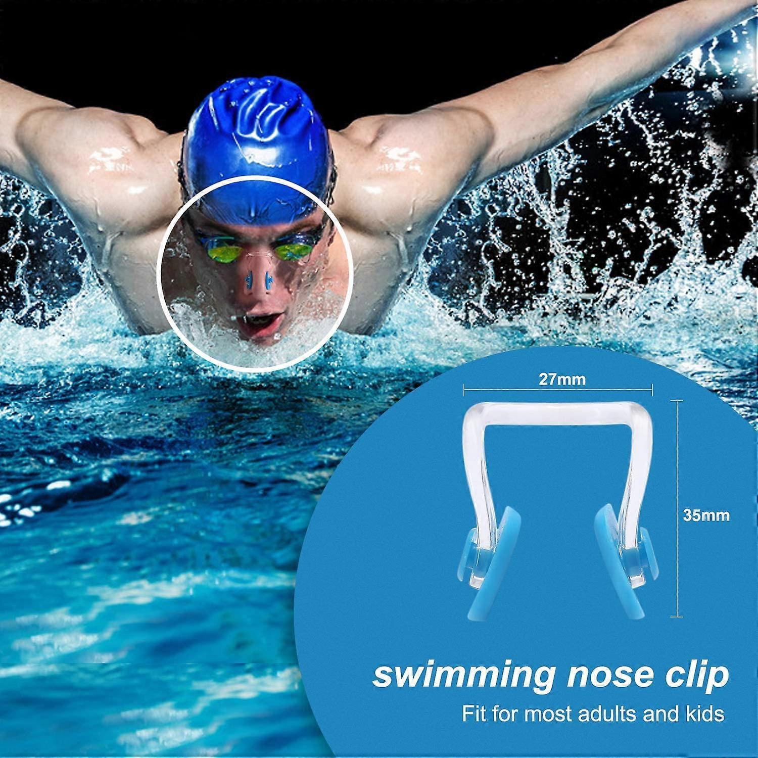 Silicone Swimming Nose Clips,Nose Plugs, Waterproof Nose Protector for ...
