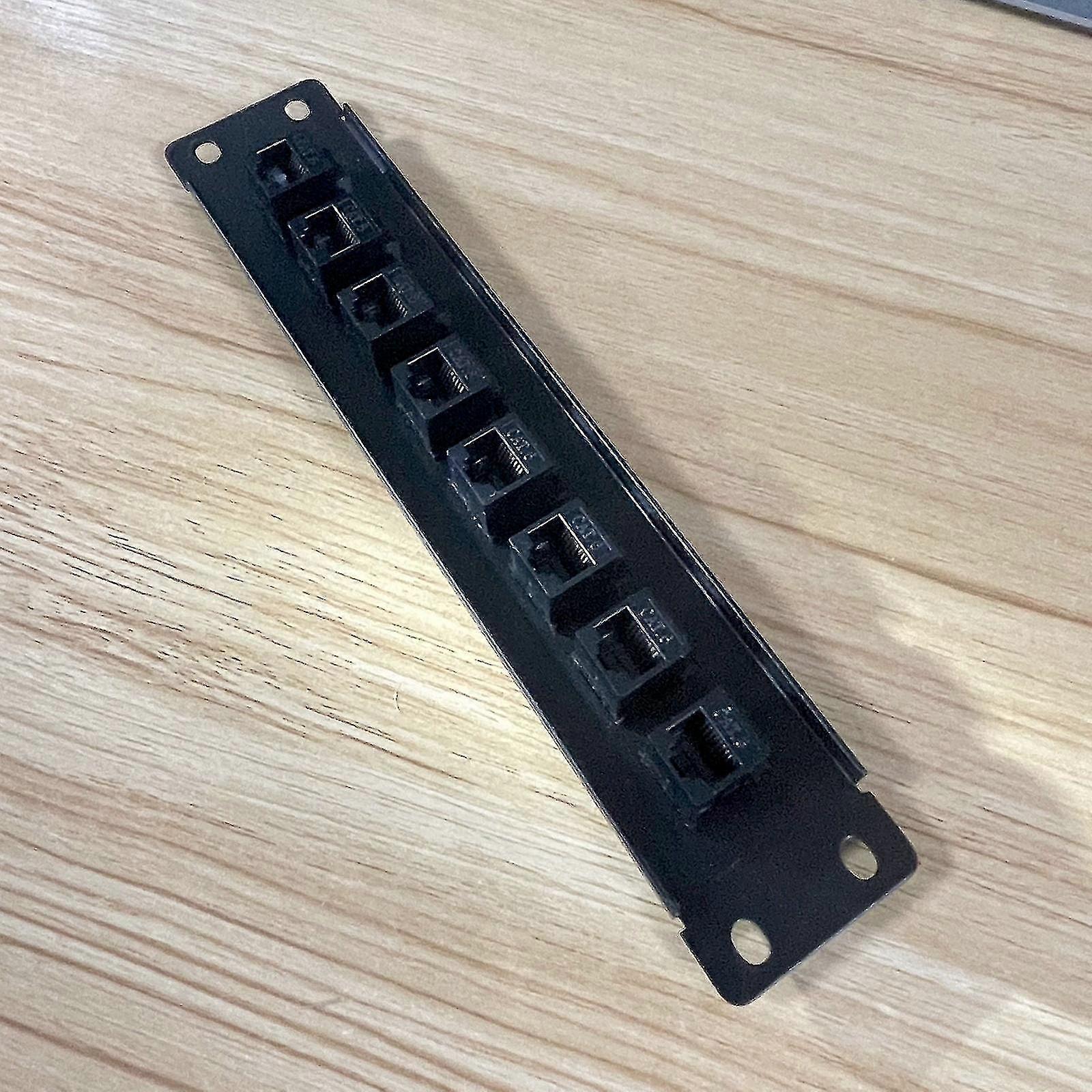 8-port Cat6 Shielded Patch Panel 10g Ready Metal Housing Color-coded ...