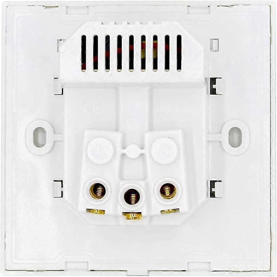 Power Socket Glass Panel French Standard Wall Socket with Power ...