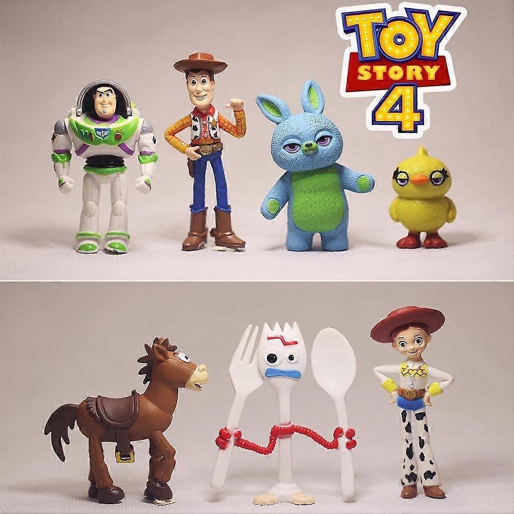 7 PCS Toy Story Cake Toppers Figurines toy story Cupcake topper Toy ...