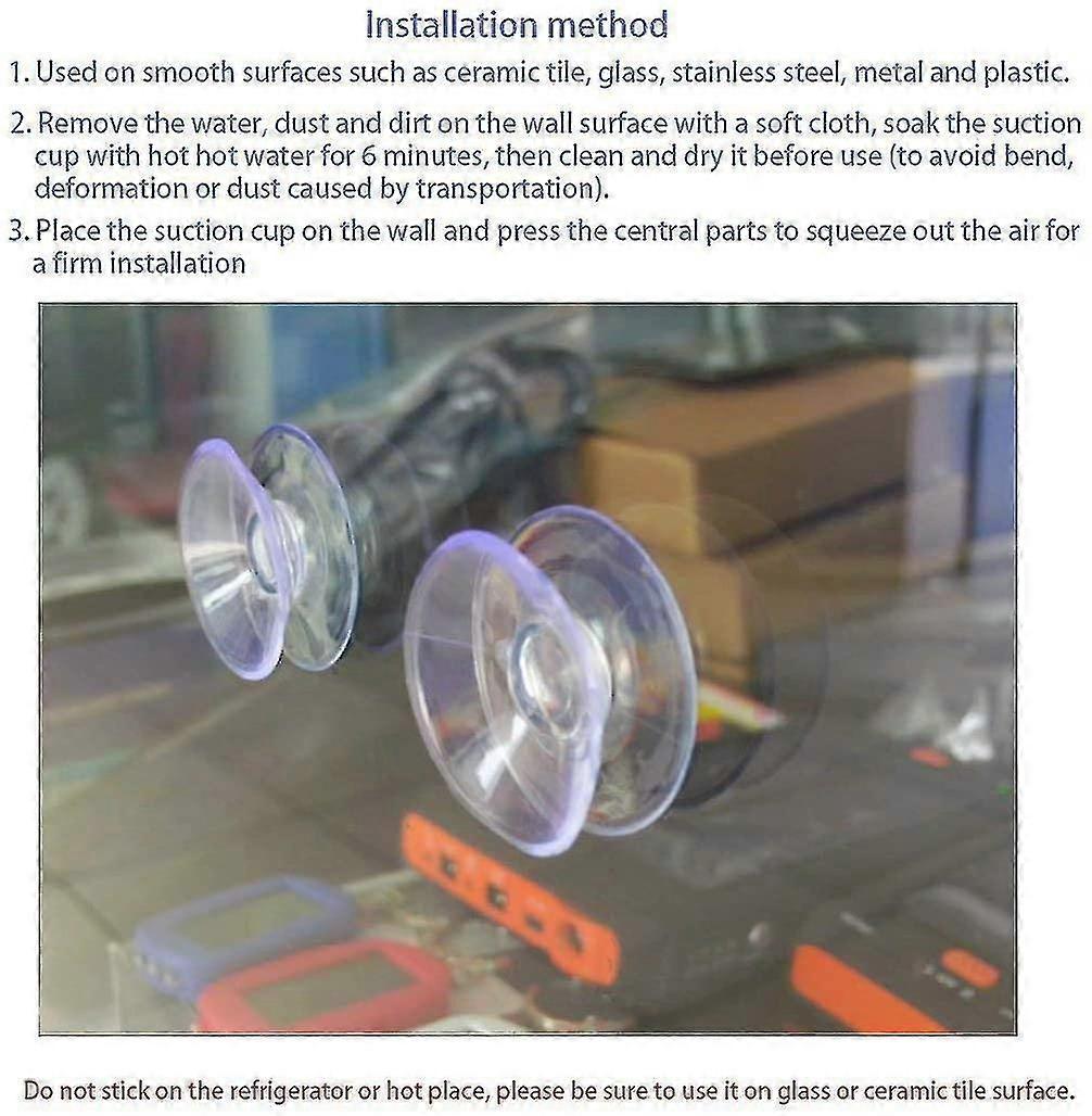 30pcs Double Sided Suction Cup, Suction Cups Without Hooks Sucker Pads ...