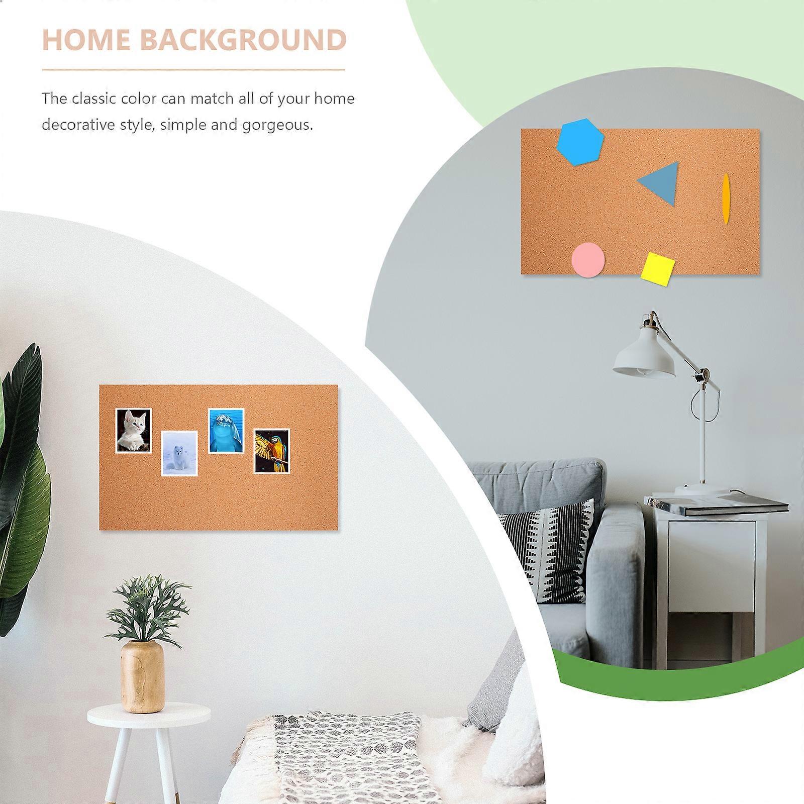 Cork Bulletin Board Adhesive Corkboard Hanging Corkboards Cork Pin ...