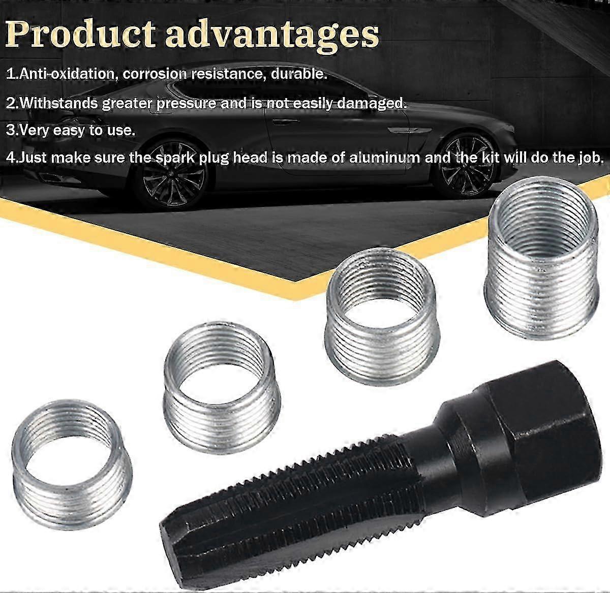 Spark Plug Repair, Spark Plug Thread Repair Kit M14-Good | Fruugo UK