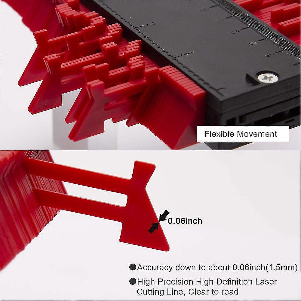 Contour Gauge 12/25cm Irregular Profile Gauge Ruler For Accurate ...