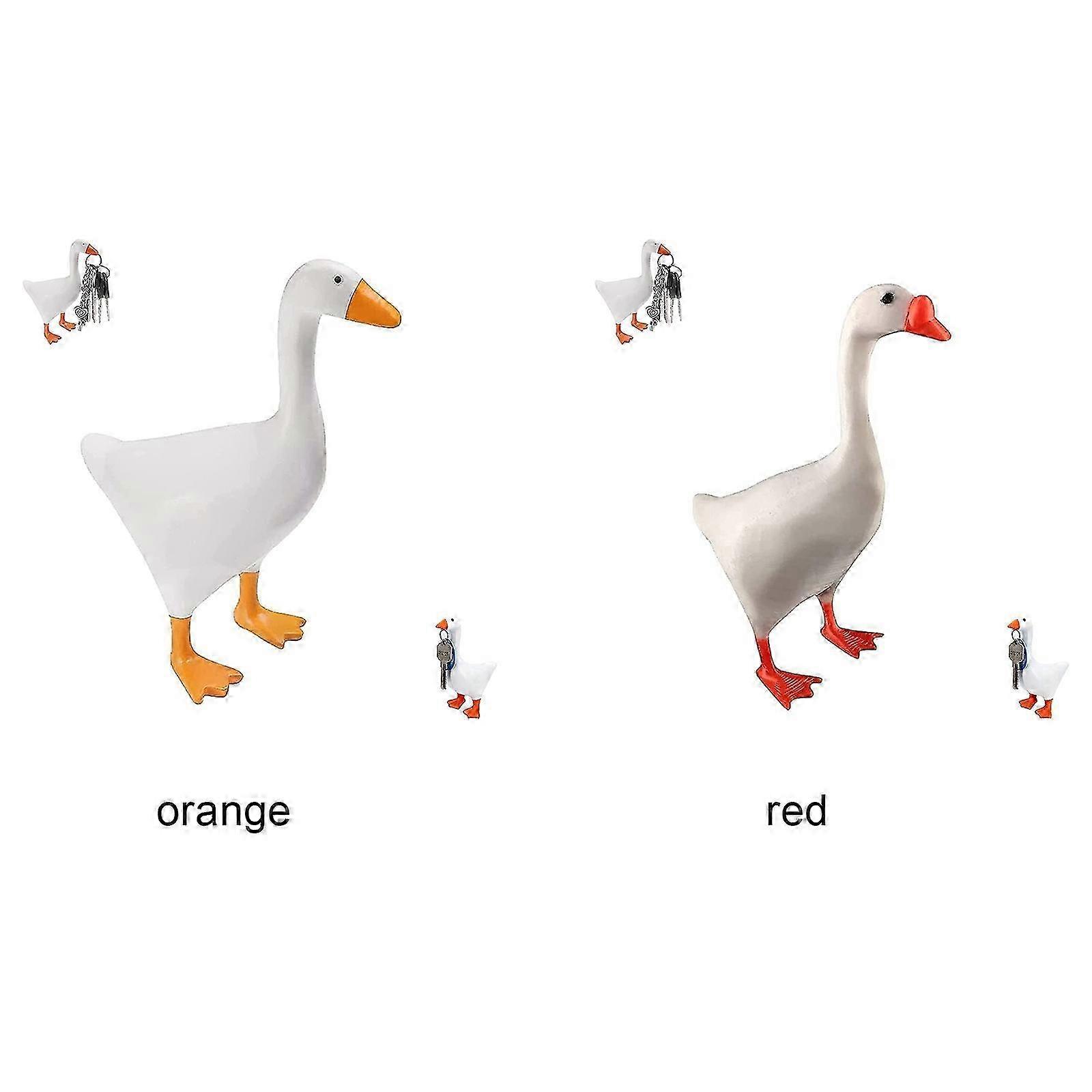 Goose Duck Magnetic Key Holder Desktop Ornaments Cute Figurines Home ...