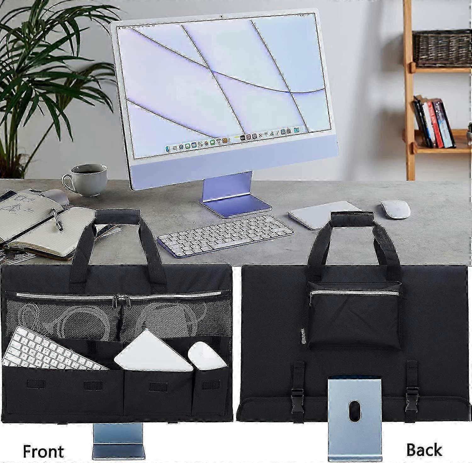 Travel Carrying Case for 24 iMac Desktop Computer, Protective Storage ...