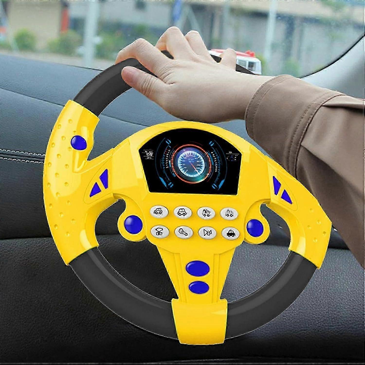 Kids Steering Wheel For Car,Children's Steering Wheel Toys, Upgraded ...