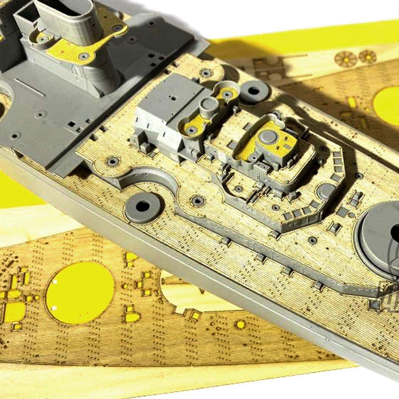 1/350 Wooden Deck Masking Sheet for Trumpeter 05359 German Tirpitz ...