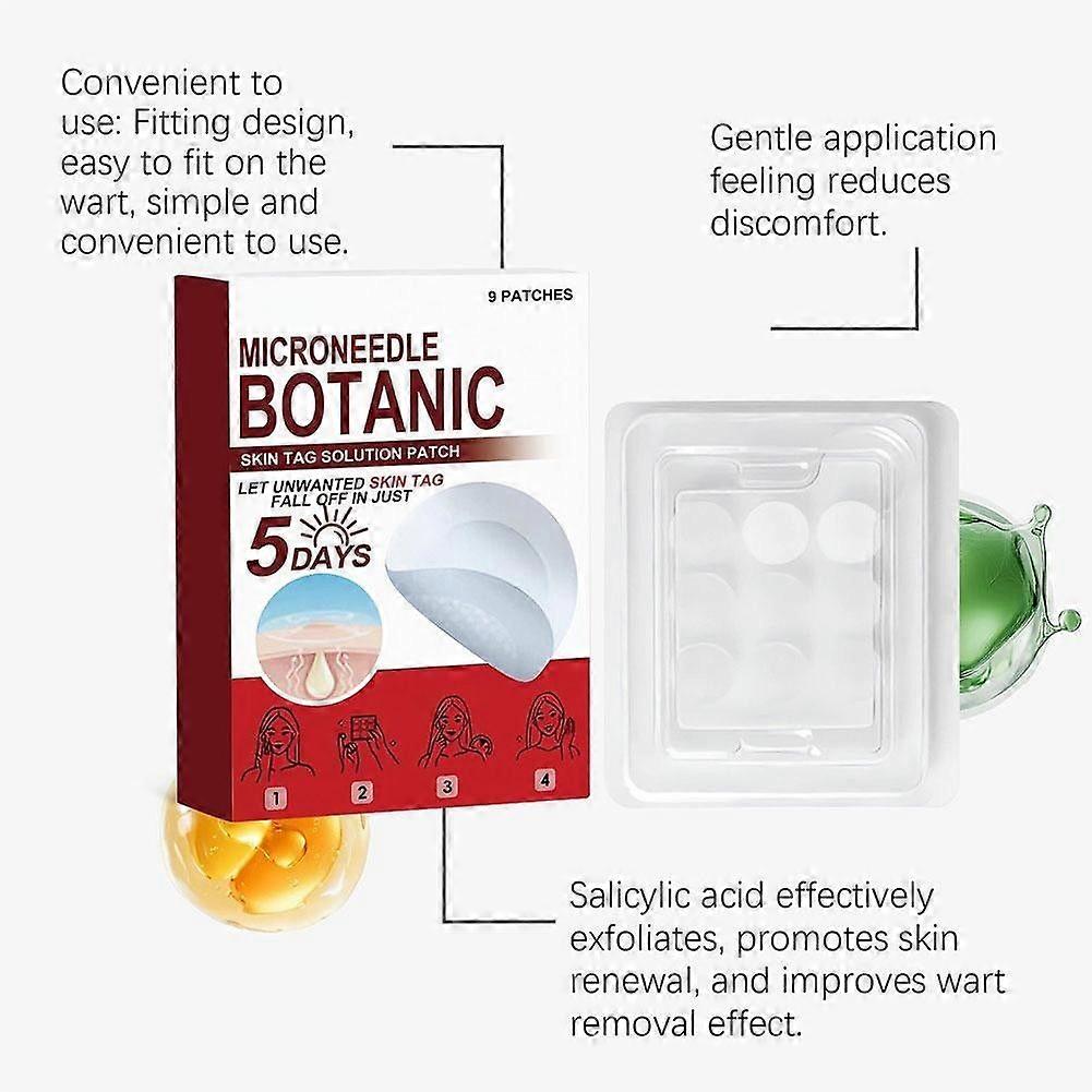 Microneedles Botanical Skin Appendage Removal Patch, Skin Patch for ...