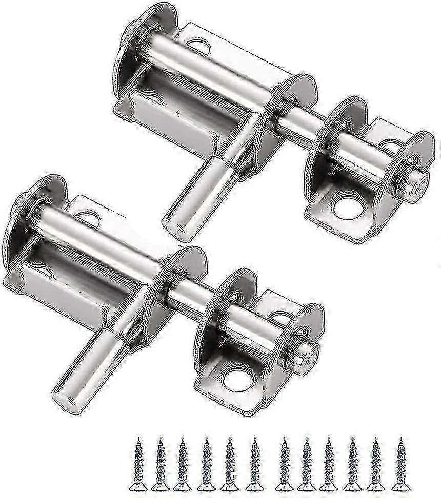 2 Piece Mini Door Latch Locks for Security with Easy Installation on ...