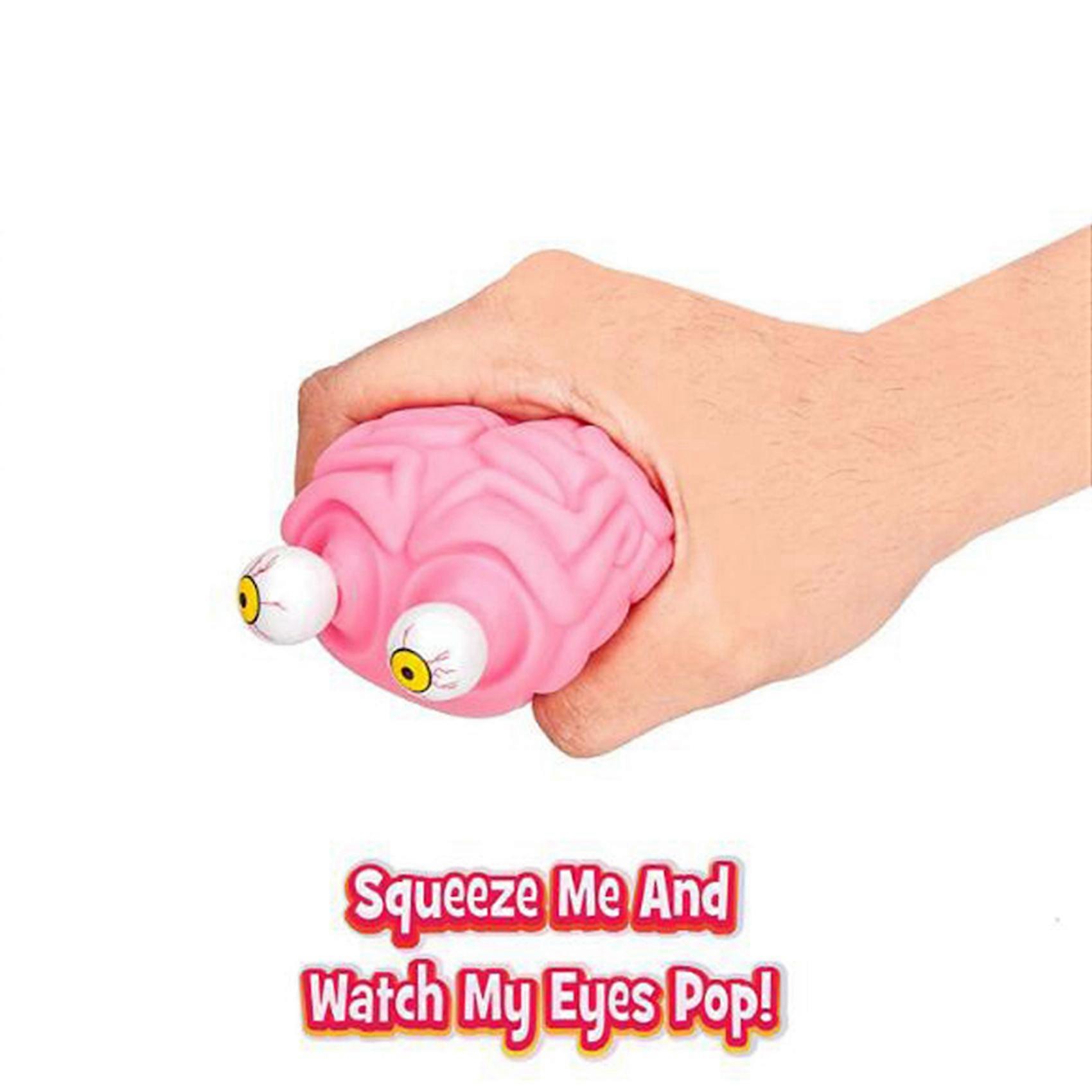 2X Flippy Brain Squishy Eye Popping Squeeze Fidget Toys Cool Stuff ...
