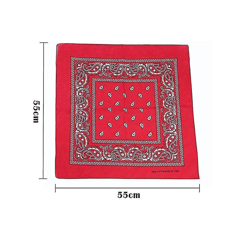 12pcs Bandana Headscarf, Neckerchief Headscarf Multifunctional Bicycle ...
