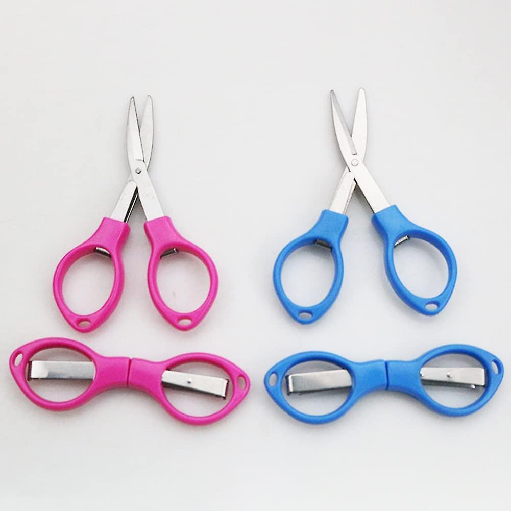 Portable Travel Scissors,Mini Folding Scissors Cutter,Mini Glasses ...