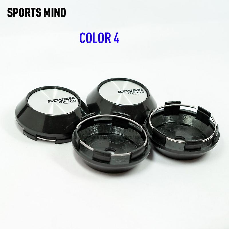 4pcs/lot 68mm 10 Colors Car Wheel Center Caps For Advan Racing Advanti ...