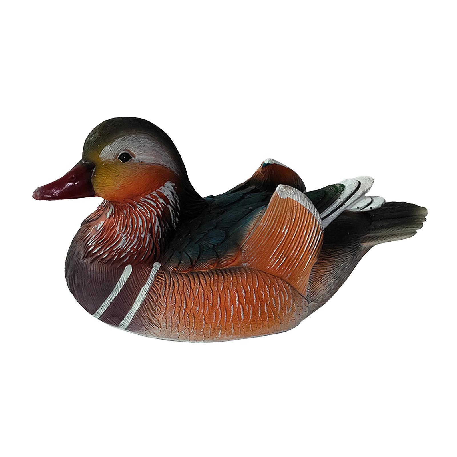 Realistic Resin Mandarin Duck Hunting Decoy Pool Pond Decors Female ...