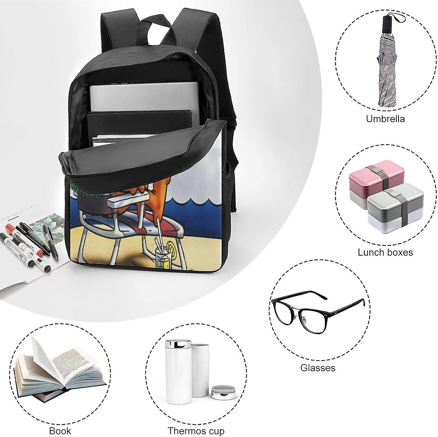 Garfield 3D Printed Children's School Backpack for Kids Travel ...