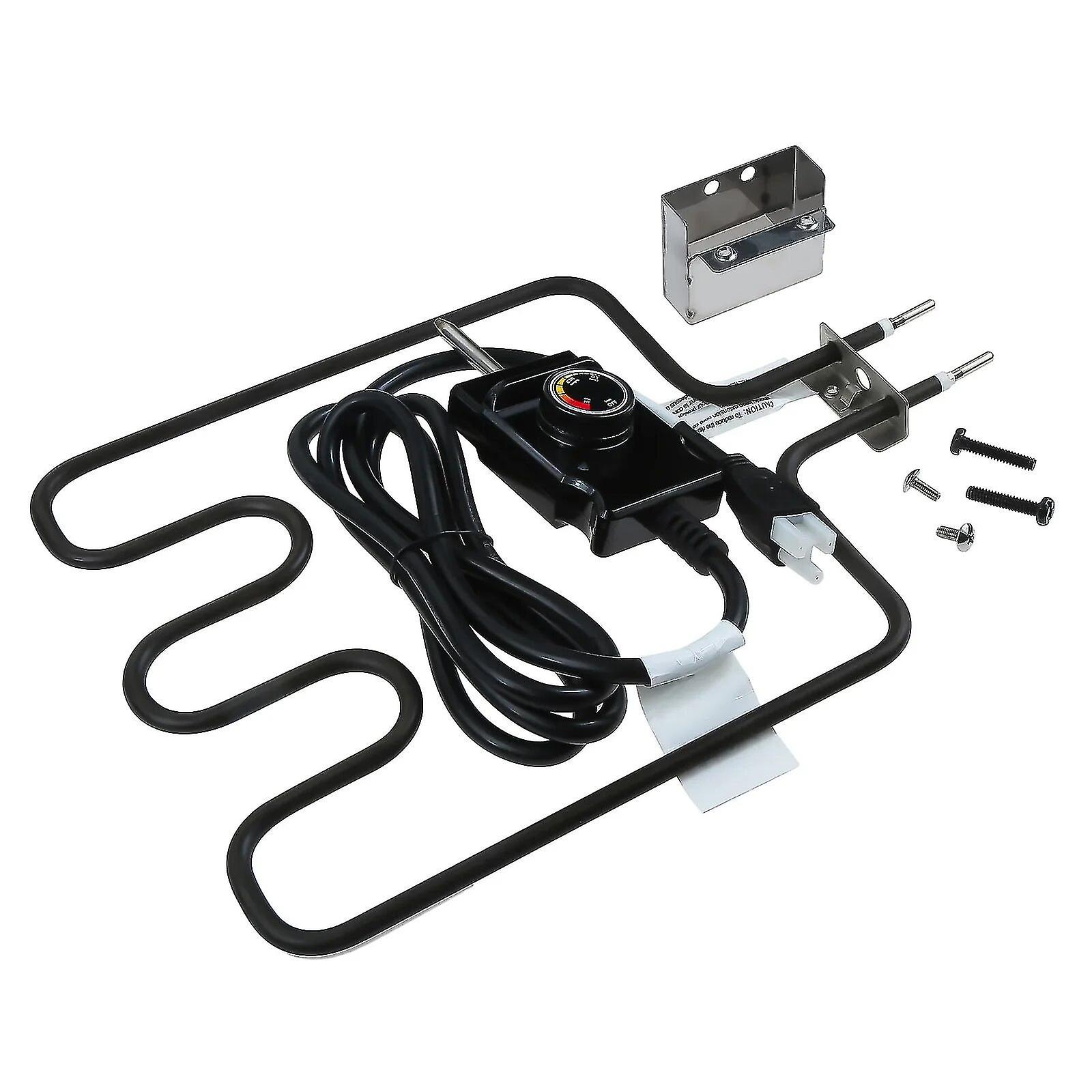 Electric Smoker Grill Heating Element with Adjustable Thermostat Cord ...