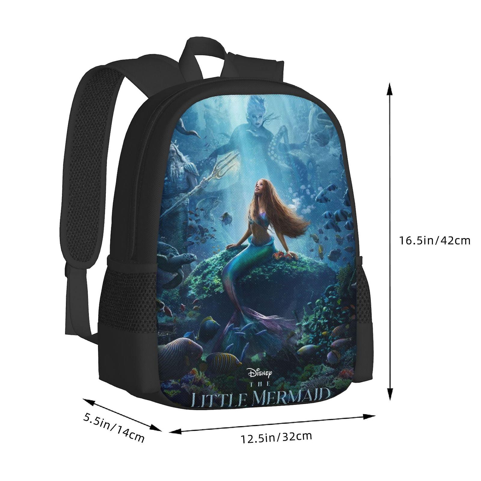 The Little Mermaid Backpack,Laptop Backpack Lightweight Casual ...