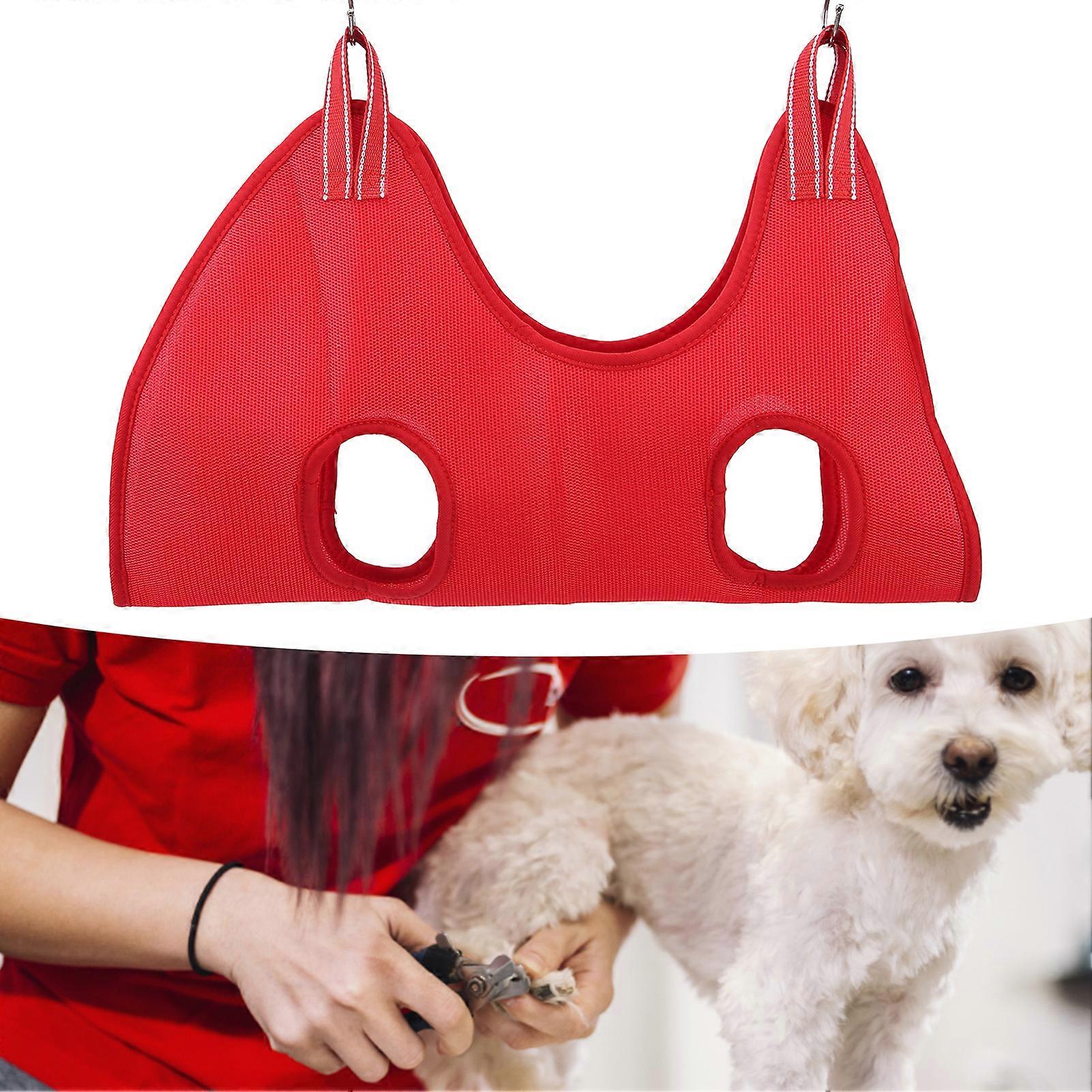 Dog Grooming Hammock Set Breathable Safe Restraint Bag Pet Grooming ...