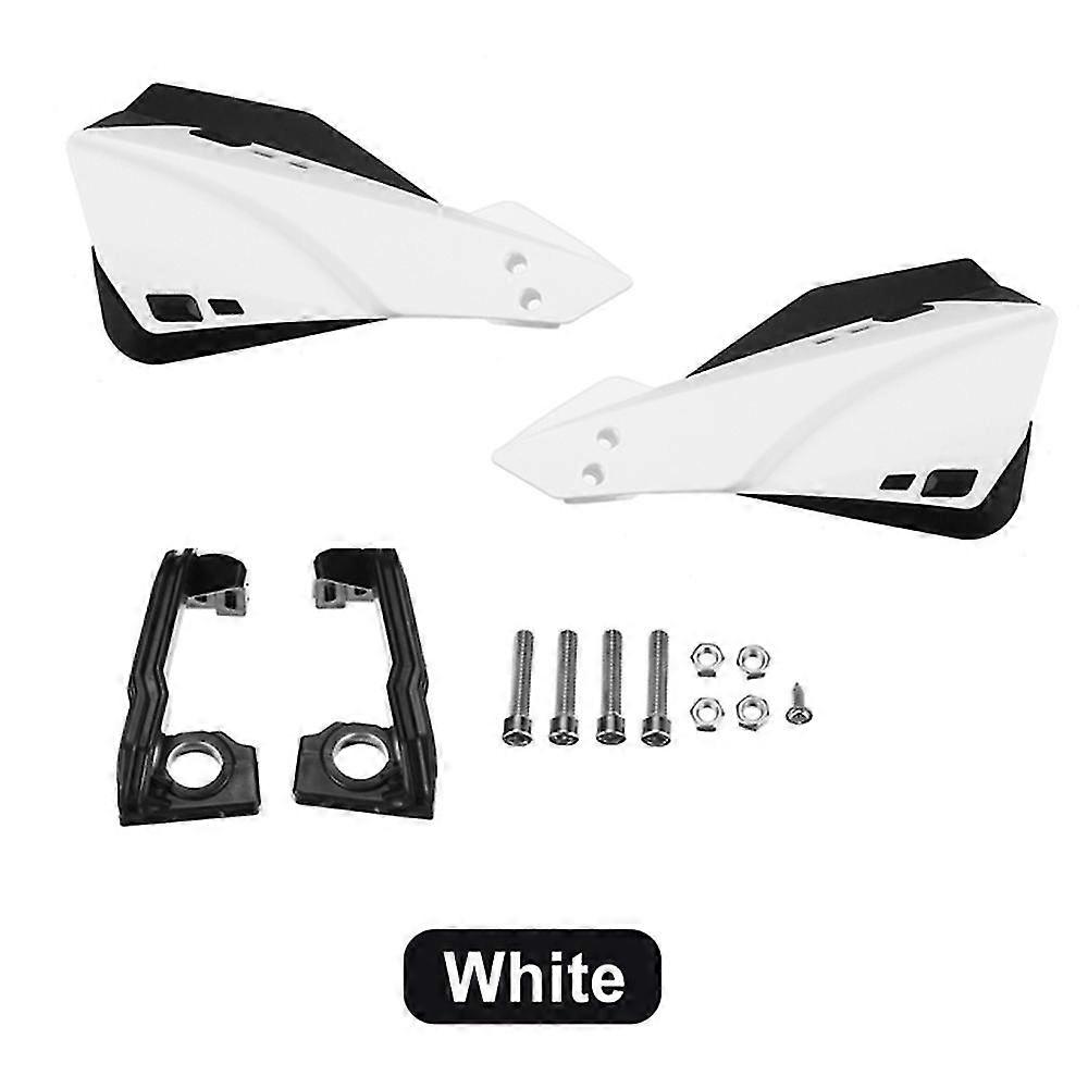 White Universal Motorcycle Handguard Motocross Hand Guard Protector for ...