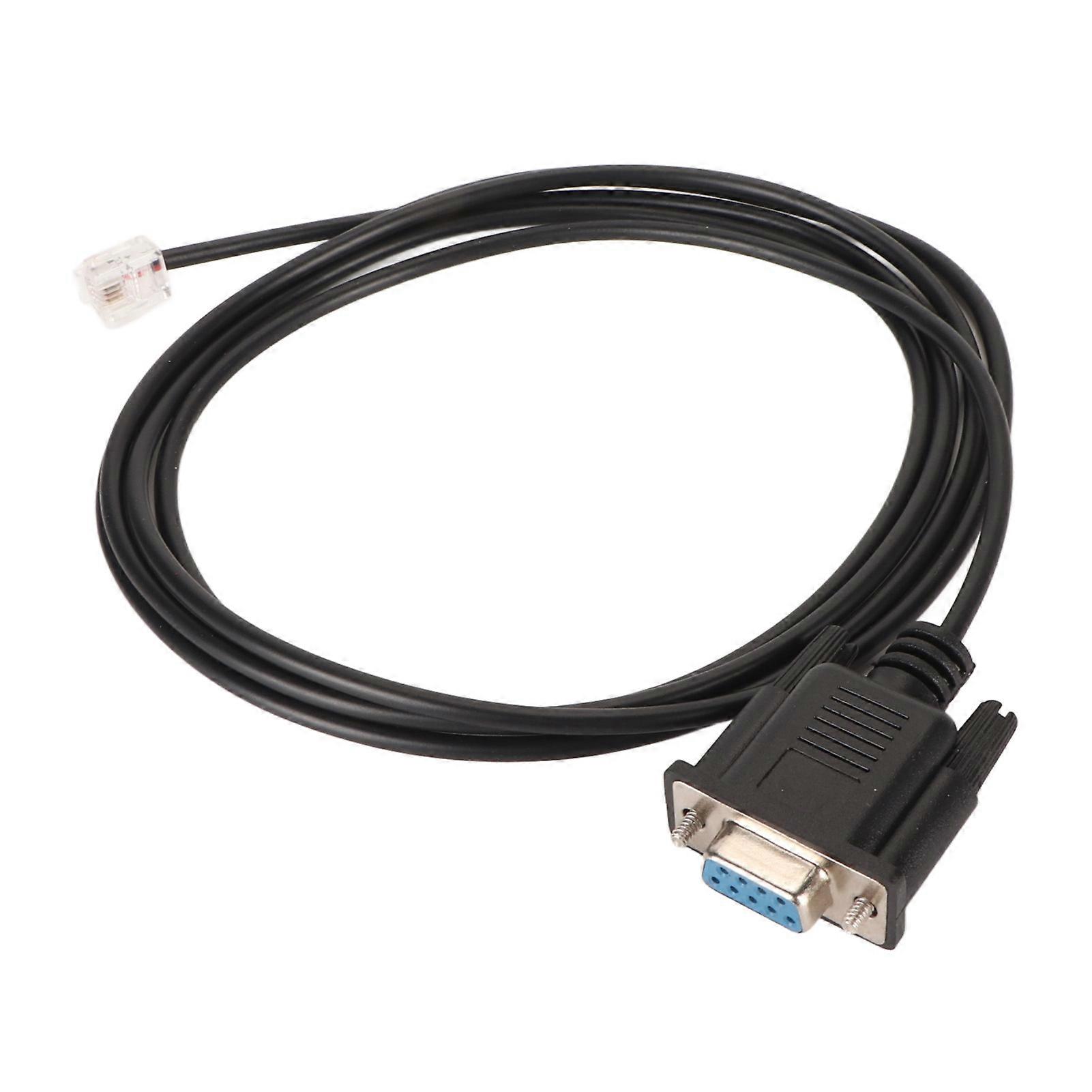 RS232 DB9Pin Female to RJ11 RJ12 6P6C LAN Network Serial Console Cable ...
