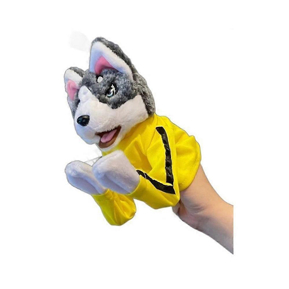 Kung Fu Animal Toy Husky Gloves Doll Soundable Boxing Hand Puppet Kids ...