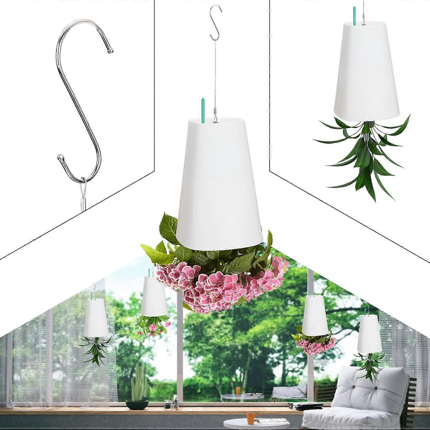 2024,Upside Down Flower Pot, Sky Planter, Sky Hanging Watering Flower ...