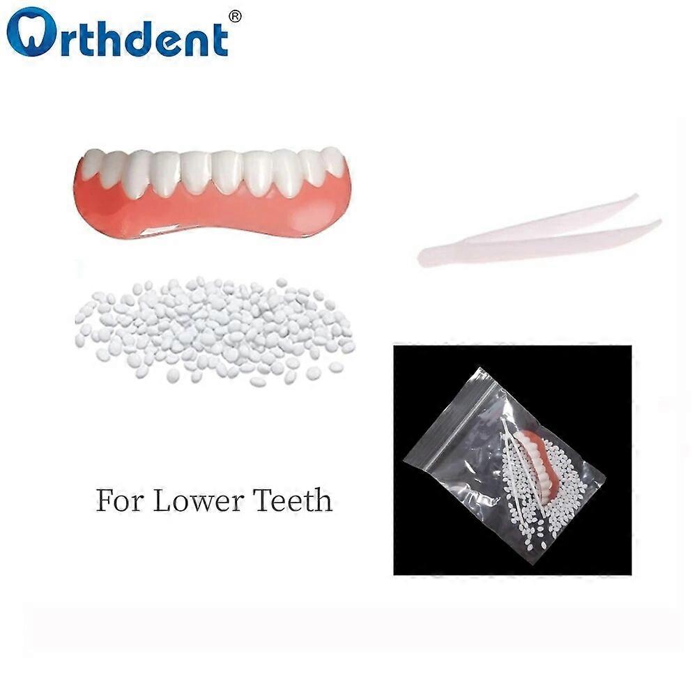 Temporary Tooth Repair Kit Denture Adhesive Upper & Lower Teeth Veneers ...