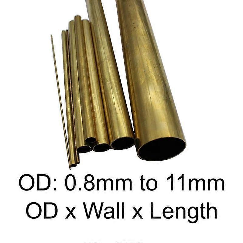 Alloy Brass Tube Pipe 08mm 2mm 3mm 4mm 5mm 6mm 7mm 8mm 9mm 10mm 11mm | Fruugo UK