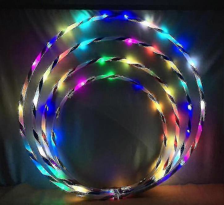 Led Colorful Hula Hoop,light Changing Hoop Light Up Led Hoops For Kids ...