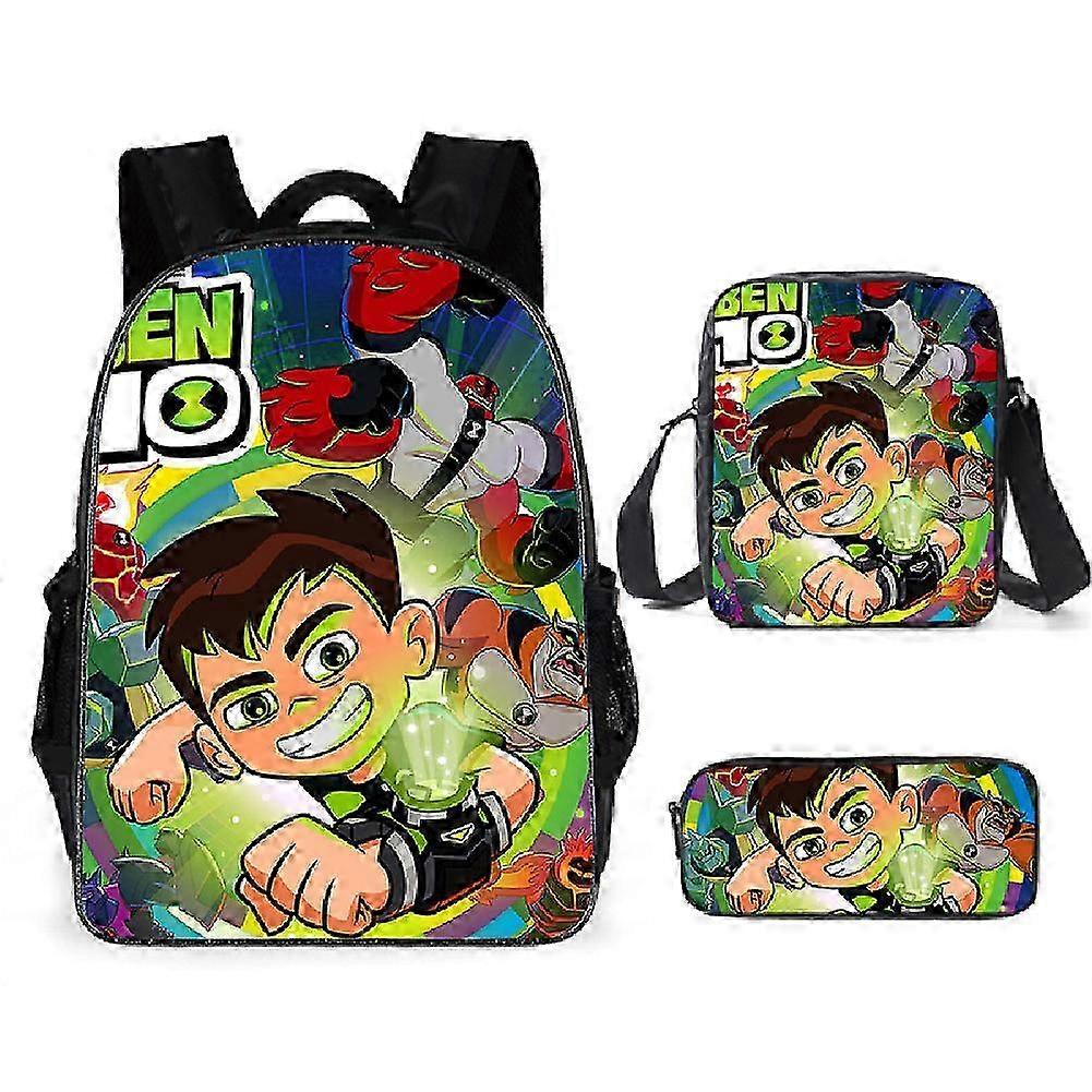 Junior Hacker Backpack Ben 10 Student Schoolbag Cartoon Animation ...
