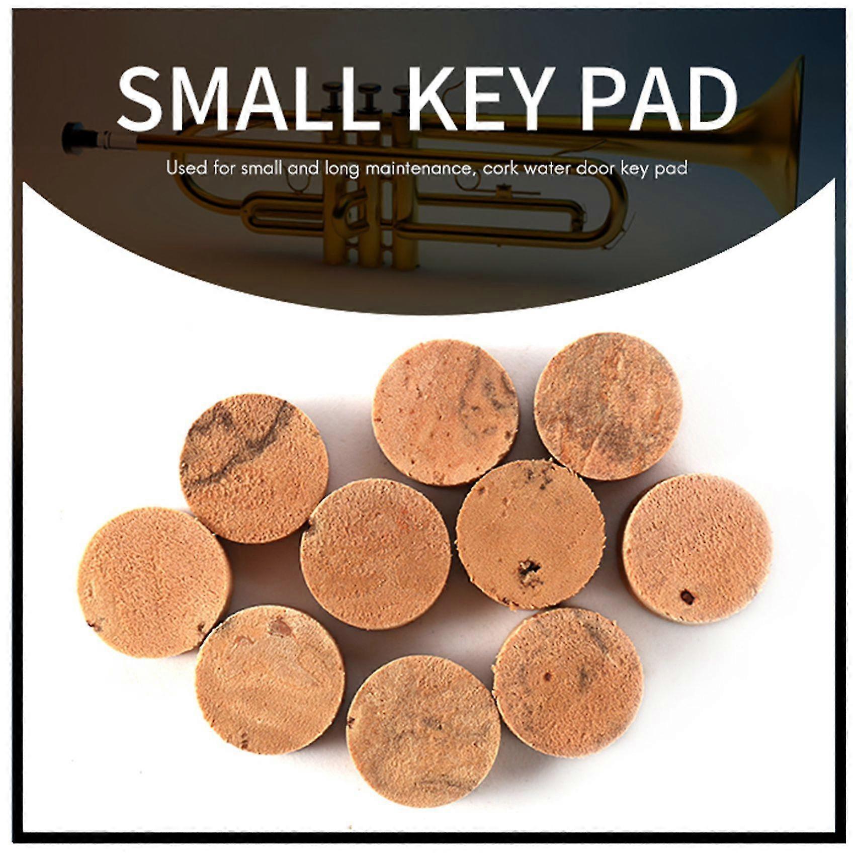10Pcs Water Key Water Key Spit Valve Cork Pad For Trumpet Trombone ...