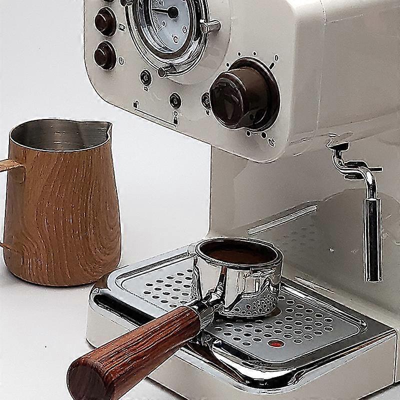 58mm Stainless Steel Double Ear Coffee Machine Handle Bottomless Filter ...