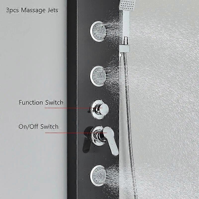 Badrum Duschpanel Duschpelare Regn Vattenfall Dusch Tvåvägs Spa Massage ...