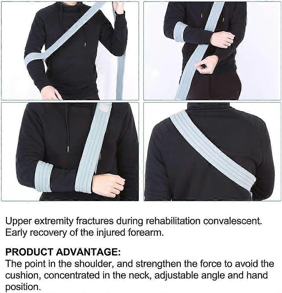 Arm Sling for Forearm Injury, Collar and Cuff Sling, Comfortable ...