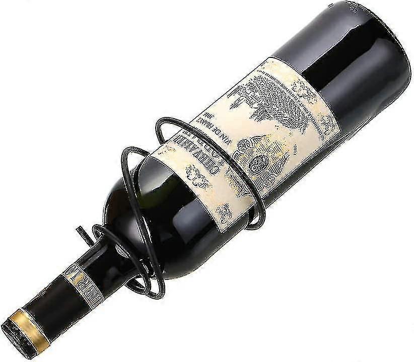 Wall-mounted Wine Bottle Display Rack Metal Wine Rack 6 Pieces (Bottom ...