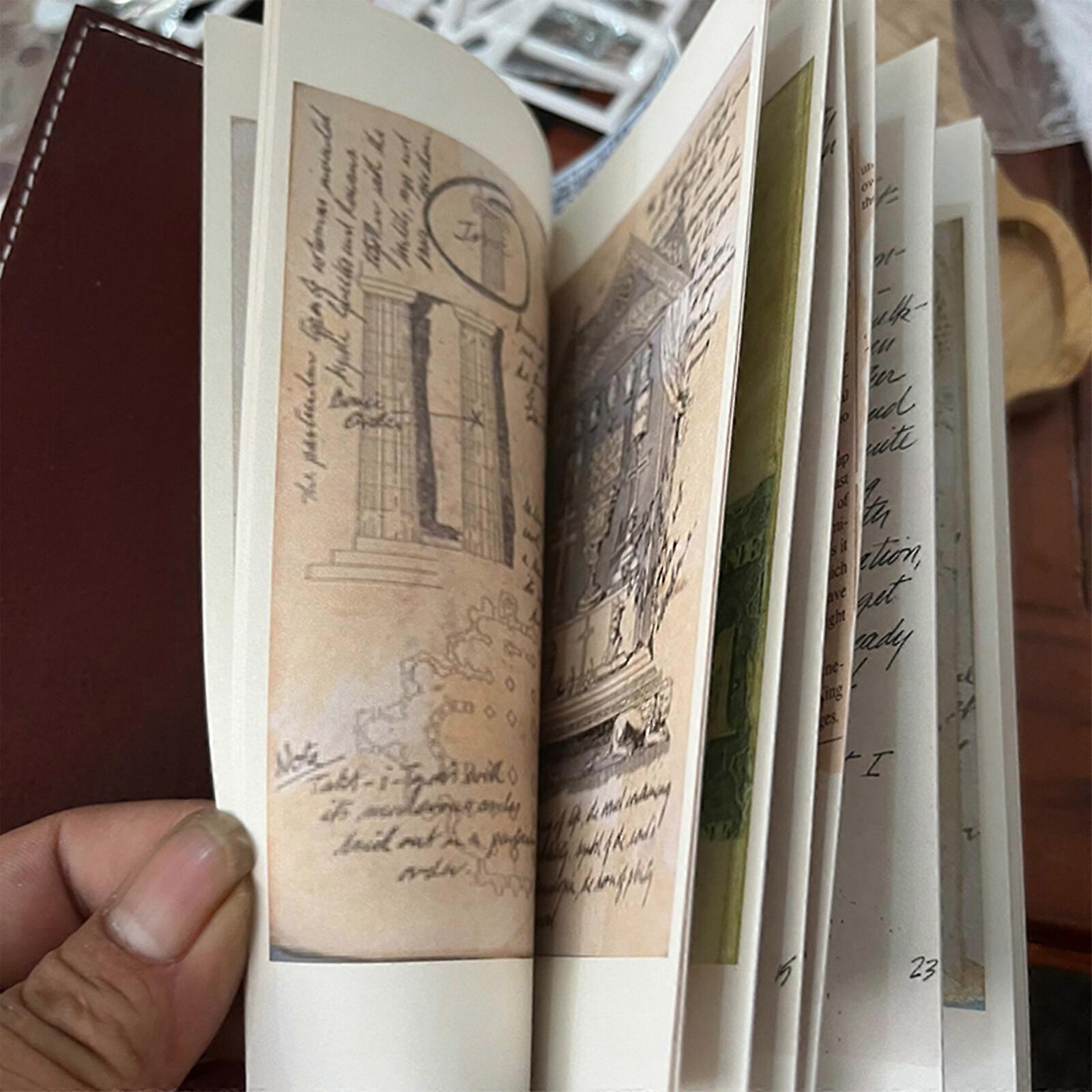 Handmade Home Secoration Diary Prop Map , Hand-aged And Weathered Brown ...
