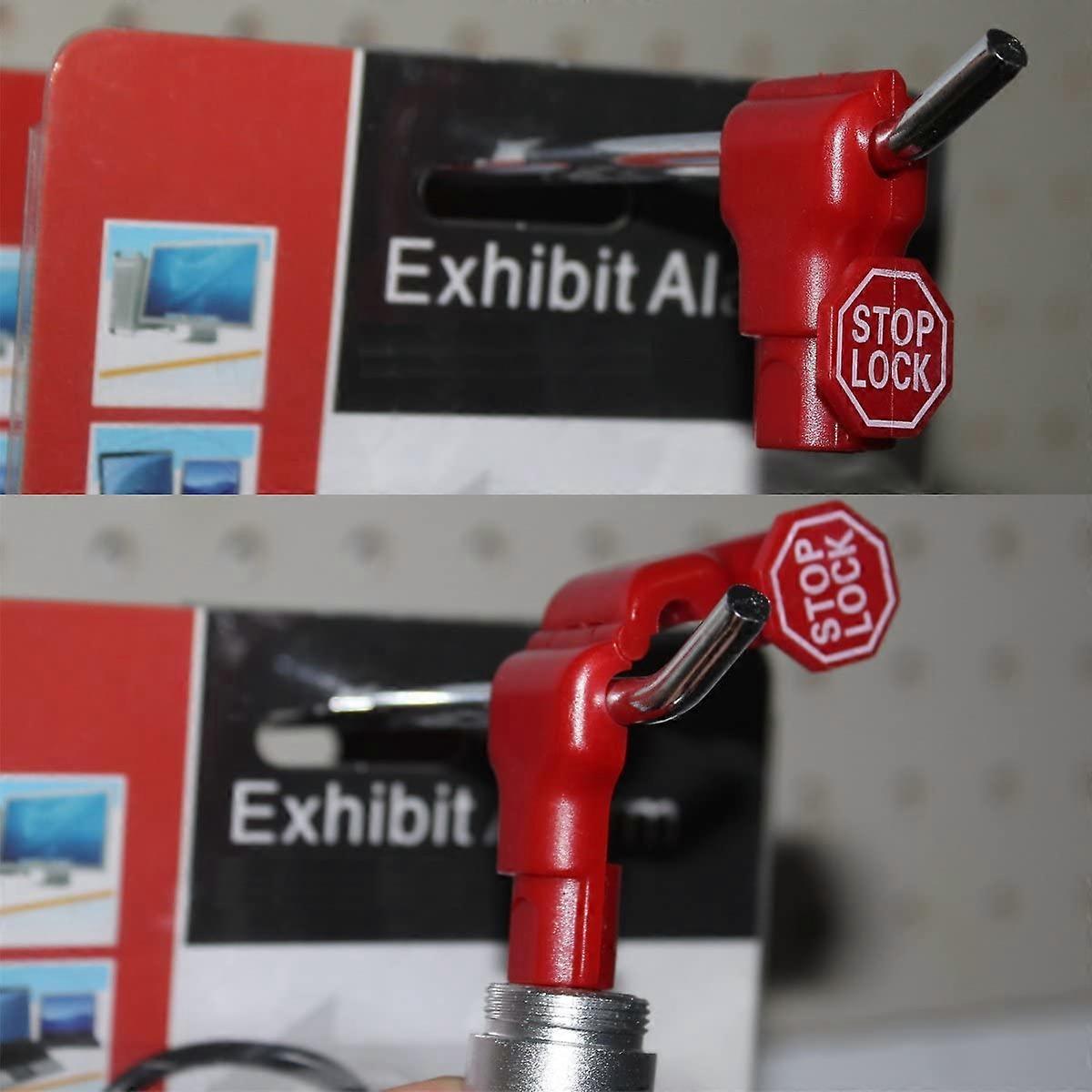 Lock Stop Lock 100 Pieces Plastic Red Stop Lock Anti-Theft Lock Retail ...