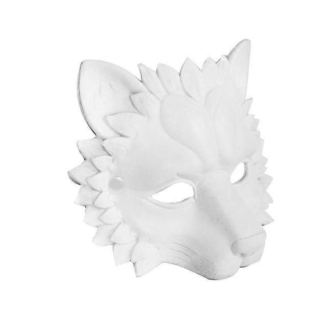 Lion Mask Half Face Decorative Supply Durable 3D for Halloween ...