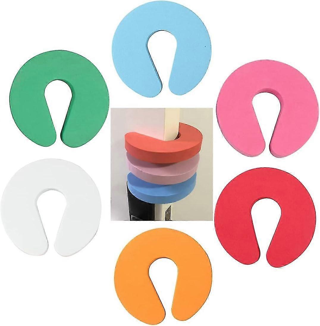 6 Pcs Anti-Pinch Door Stopper Finger Protector Door and Window Stoppers ...