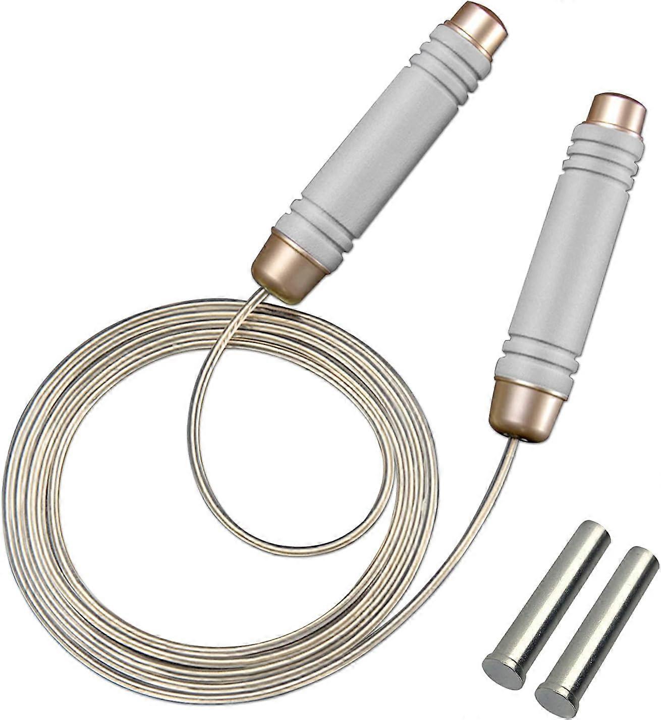 Skipping Rope Adult Fitness, Weighted Jump Rope Extra Thick 5mm ...