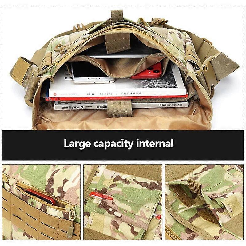 14inch 1000D Laser Military Laptop Bag Tactical Messenger Bags Fanny ...