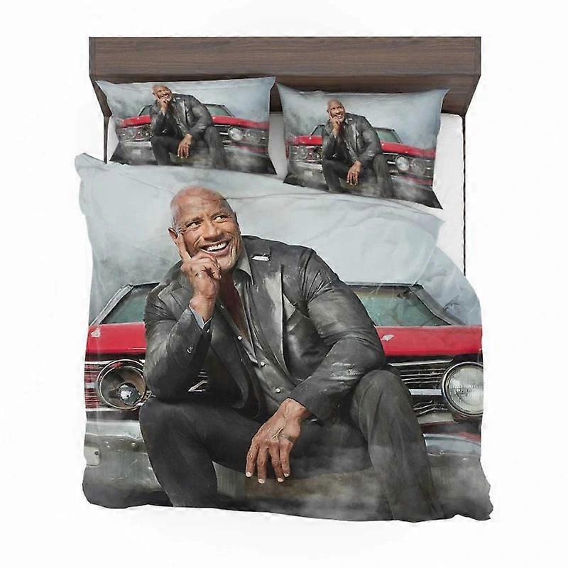 v2916 Bed Sheets Dwayne Johnson in Fast & Furious Presents Hobbs & Shaw ...