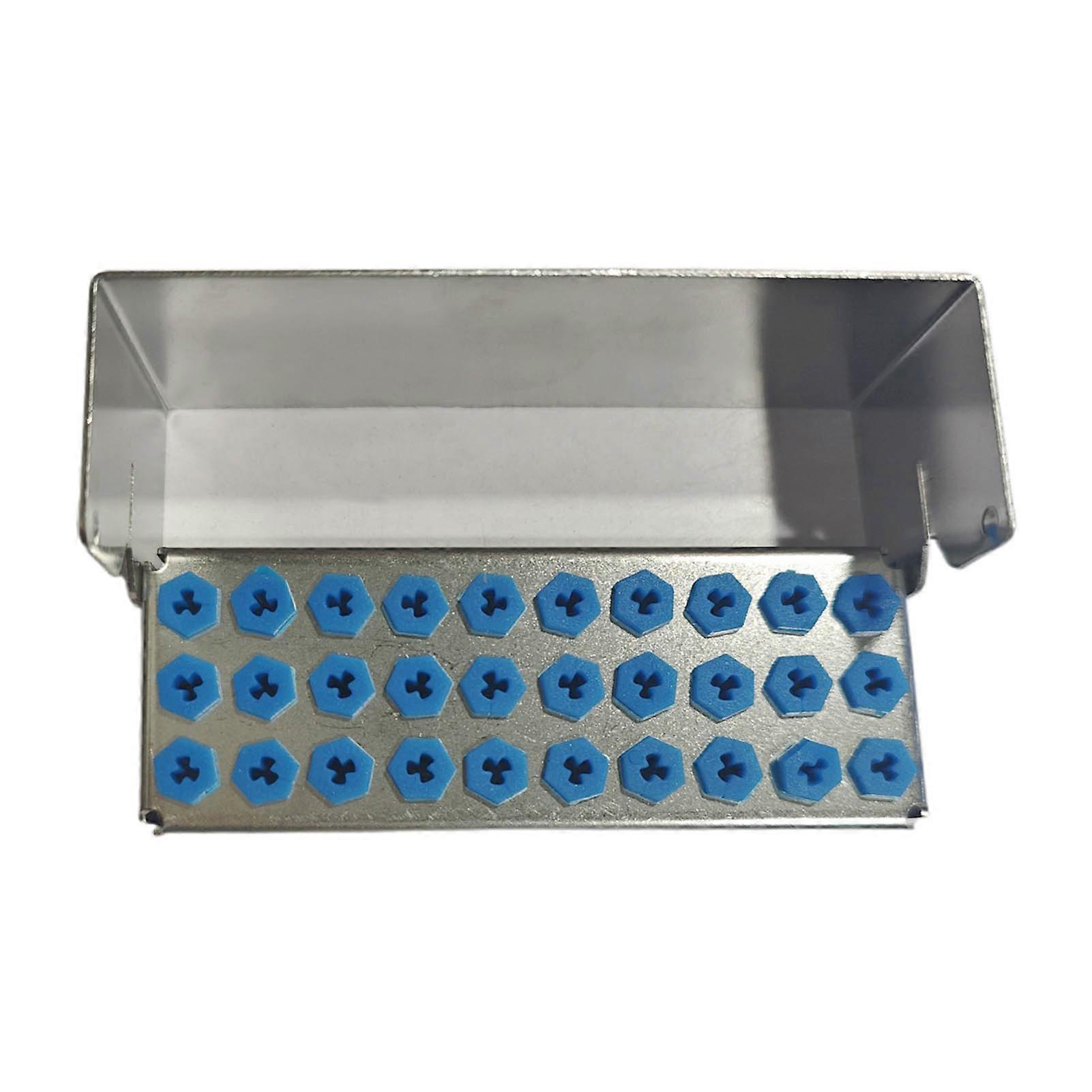 8/12/30 Holes Dental Bur Autoclavable Case Organizer with Cover Bur ...