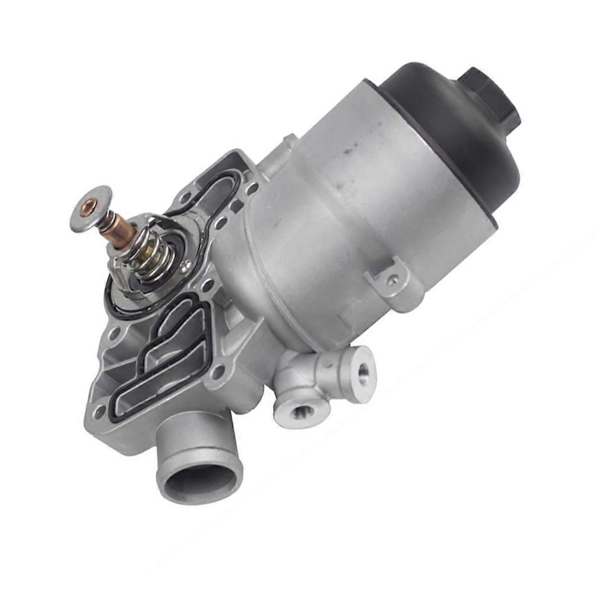 Engine Oil Filter Base Assembly Aluminum Modified Oil Filter Housing ...