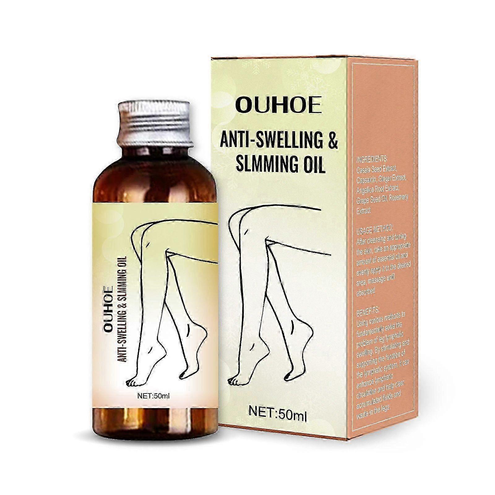 Anti-Swelling & Slmming Oil,Massage Oil for Massage Therapy, Relaxing ...