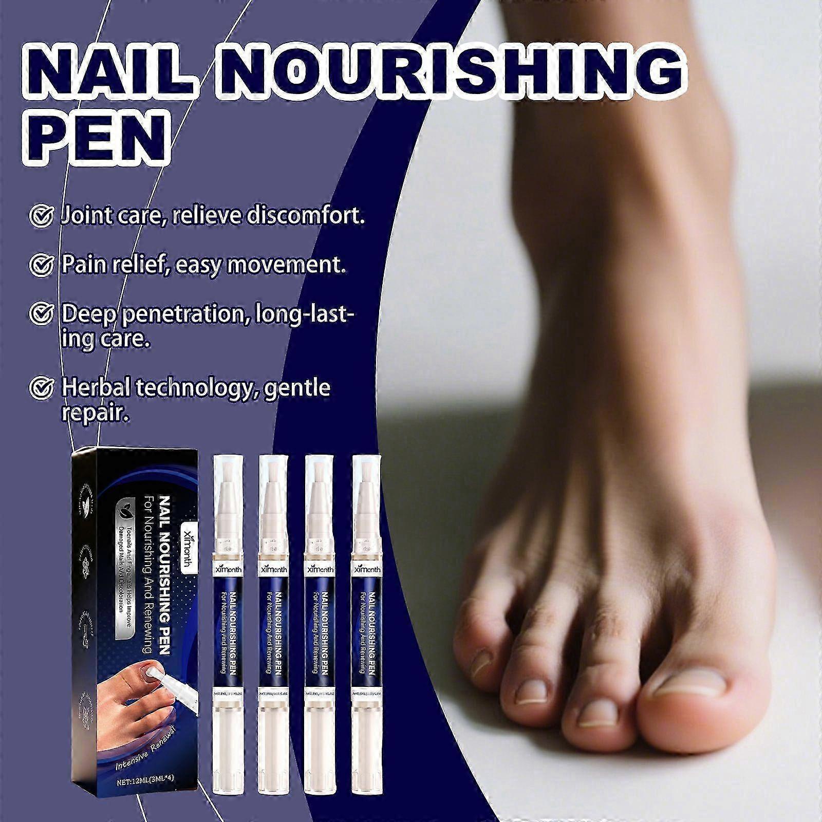 4PCS Nail Fungus Pen, Nail Fungus Treatment Pen,Tea Tree Oil, Fungal ...