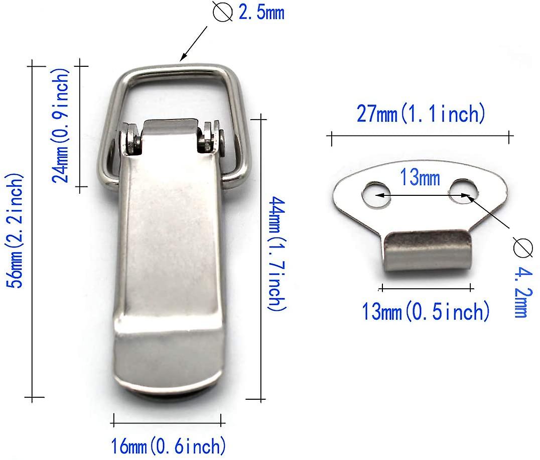 8 pièces Levier Latch Spring Catch Latch Toggle Acier inoxydable pour ...