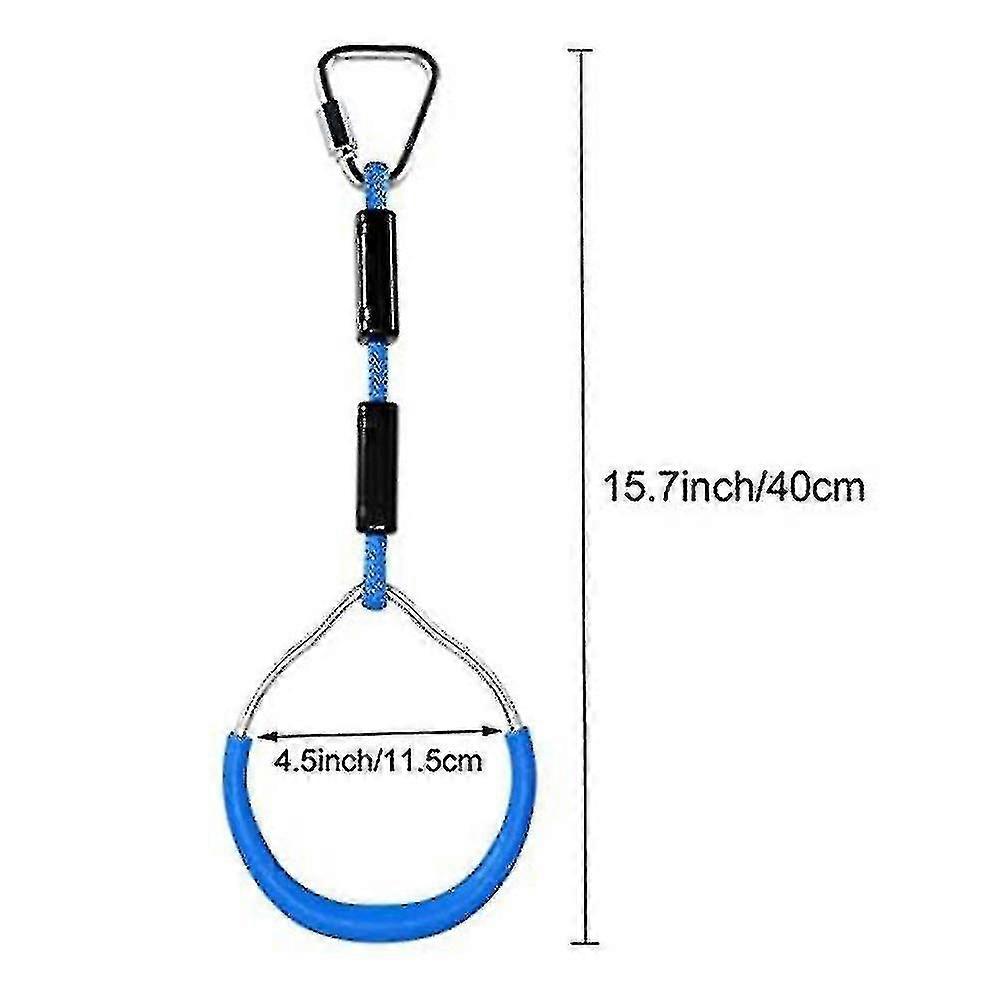 Colorful Swing Gymnastic Rings - 4 Pack Outdoor Backyard Play Sets ...