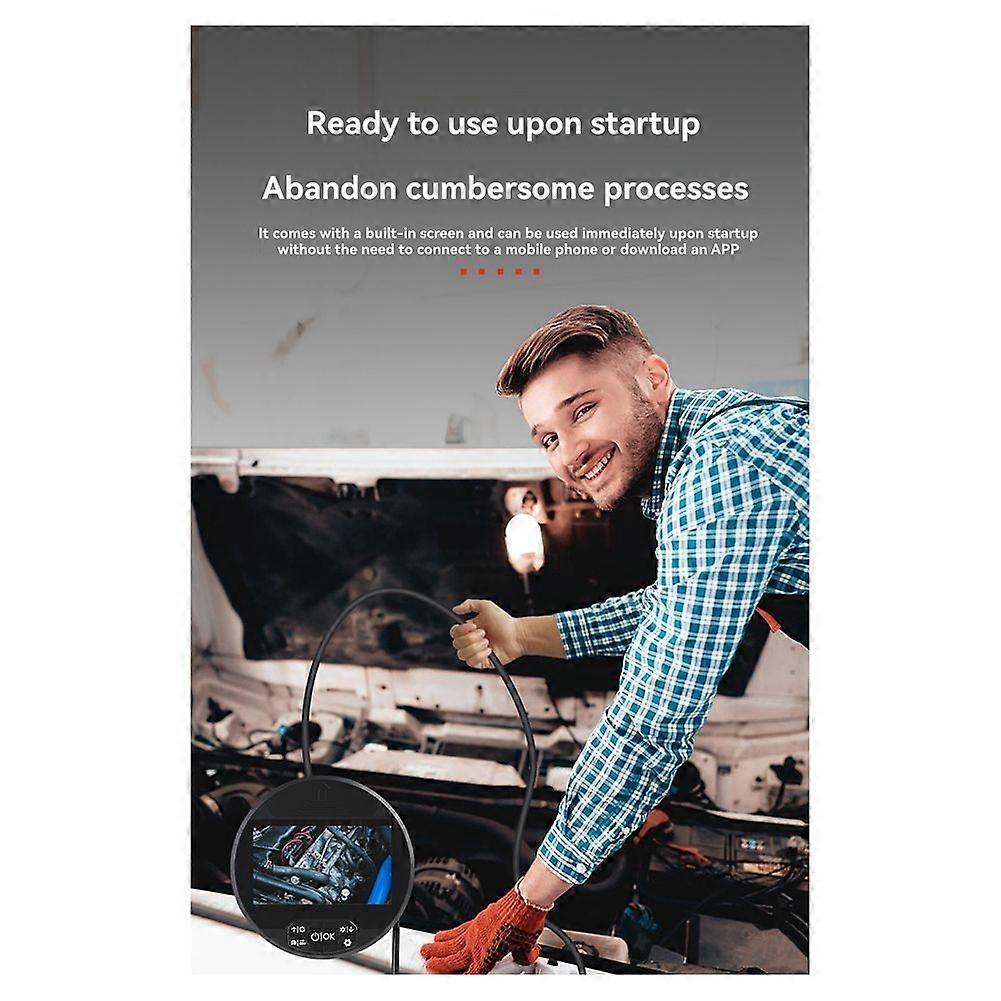 Industrial Endoscope Camera 4.3'' LCD Screen HD Digital Endoscope IP67 ...